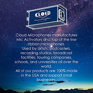 Cloud Microphones - Cloudlifter CL-2 Mic Activator - Ultra-Clean Microphone Preamp Gain - USA Made