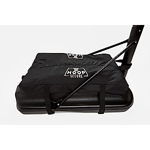 Hoop Secure Standard Size, Black - Heavy Duty Weighted Base Anchor for Basketball Hoops - Weather Resistant, Durable Design Can Hold in Excess of 300 lbs - Patents-Pending, HOA Friendly