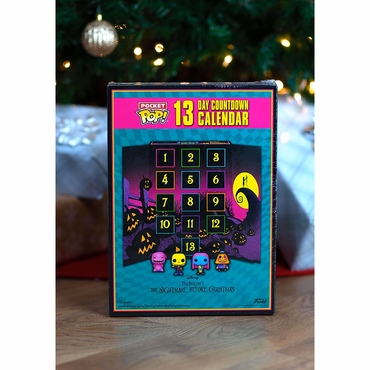 Funko Pop! Advent Calendar: 13 Days - The Nightmare Before Christmas (Blacklight), Multicolor, 63959