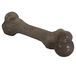 Pet Qwerks Zombie BarkBone - Nylon Dog Bone for Moderate Chewers - Bacon Flavor - 4"