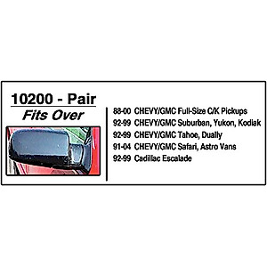 CIPA 10200 Custom Towing Mirror - Chevy/GMC/Cadillac, Pair