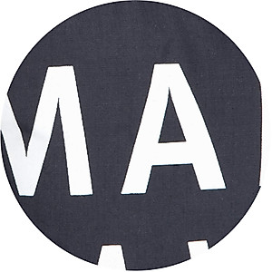 Pavilion - Open Door Decor 5" x 6" Navy Door Stopper "Man Cave"