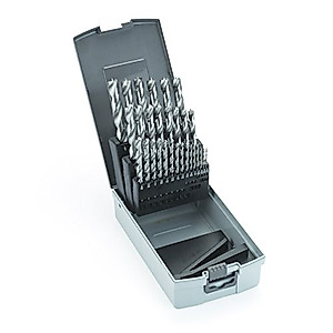 WoodRiver 29 Piece Fractional Inch Brad Point Drill Bit Index Set