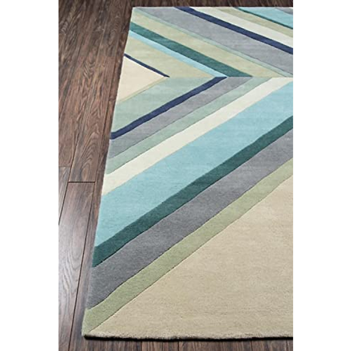 Novogratz Delmar Collection Ultralight Area Rug, 5'0" x 8'0", Blue