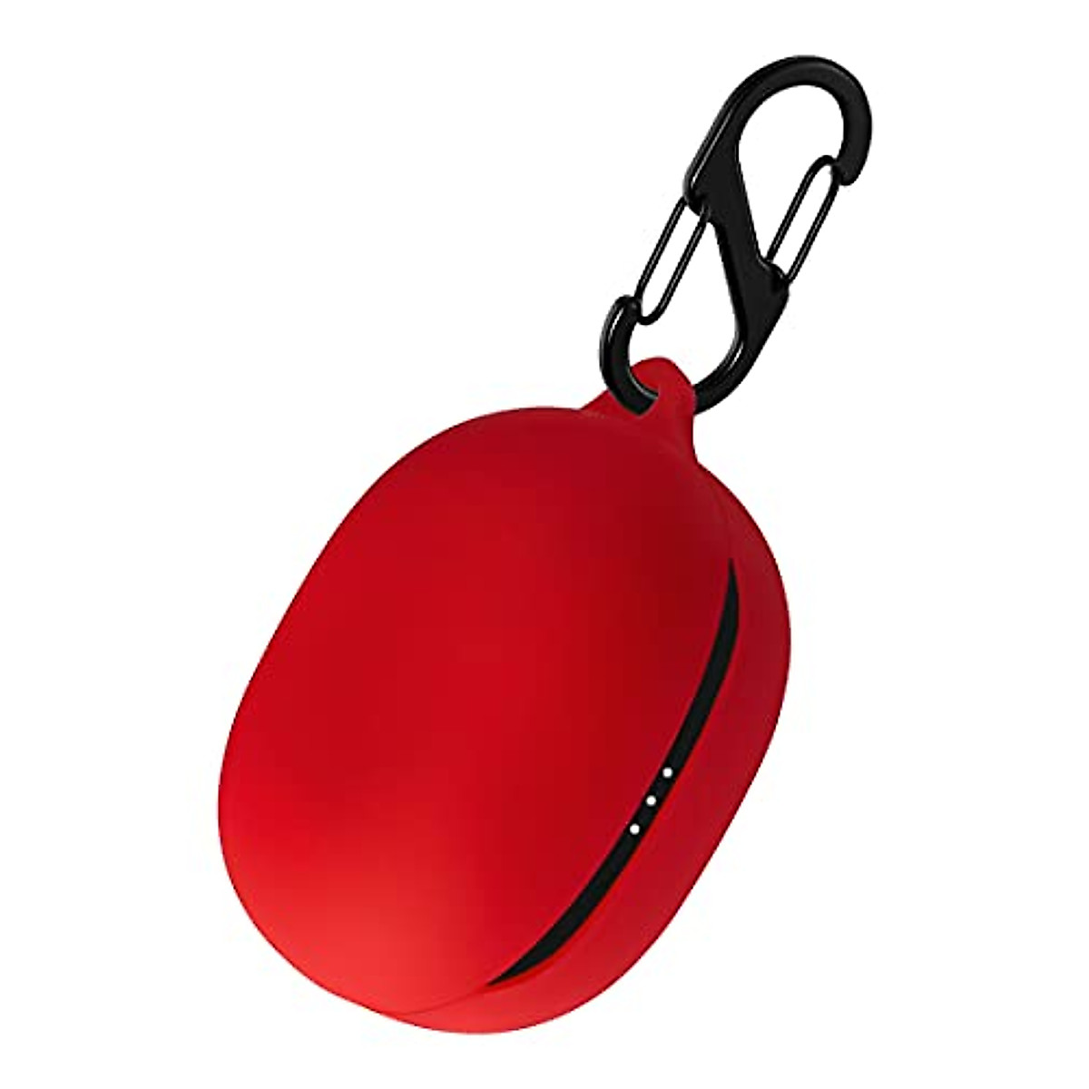 Geiomoo Silicone Carrying Case Compatible with Anker Soundcore Life P3, Portable Scratch Shock Resistant Cover with Carabiner (Red)