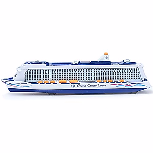Ocean Cruise Liner Model Diecast Metal Toy Ship with Sound Light Effects 20 cm 8 in