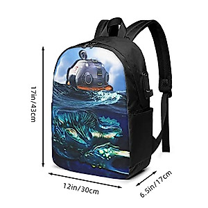DXDKOALA Gaming 17 Inch Laptop Backpack Unisex Travel Backpack With Usb Port Bookbag