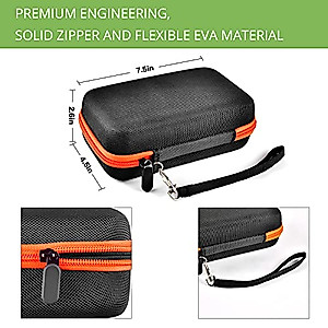 Case Compatible with Klein Tools ET300 Circuit Breaker Finder, Finds Electrical Circuit Breaker and Electrical Outlets for Klein Tools RT250, Mesh Pocket for Southwire Adapter/Accessory/Batteries