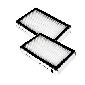 HQRP 2-Pack HEPA Filter compatible with Panasonic MC-V7710 MC-V7720 MC-V7721 MC-V7722 MC-V9658, Fold'n Go MC-V5481 MC-V5485 MC-V5491 MC-V5451 MC-V5454, Dual-Sweep 7500 Series Upright Vacuum Cleaners