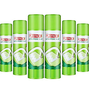 Outus 3D Printer Glue Sticks PVP Solid Glue Sticks for 3D Printer Hot Bed Removing Printing Models(6 Pieces)