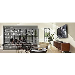 JBL BAR-1300X 11.1.4ch Soundbar and Subwoofer with Surround Speakers with an Additional 1 Year Coverage by Epic Protect (2023)