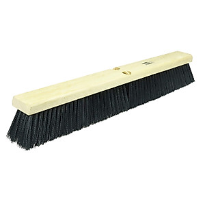 Weiler 42035 18" Block Size, Black Polypropylene Fill, Medium Sweep Floor Brush