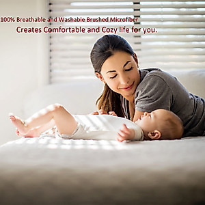 Helthep Floral Duvet Cover Queen Size, Soft Queen Duvet Cover Set, 3 Piece Double Brushed Queen Size Duvet Covers with Zipper Closure, 1 Duvet Cover 90x90 inches and 2 Pillow Shams