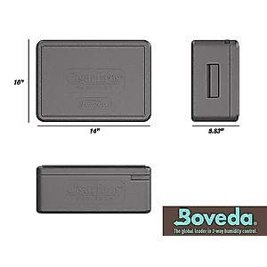 CigarBros + Boveda Personal Humidor: Precise Humidity. Steady Temperature. Holds up to 80 Cigars!