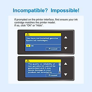 Uniwork Remanufactured Ink Cartridge Replacement for Epson 252XL Ink Cartridges Combo Pack 252 XL T252XL Compatible with Workforce WF-3640 WF-3620 WF-7110 WF-7710 WF-7720 WF-7620 Printer (8 Pack)