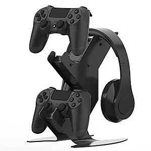 PS4 Controller Charger, PS4 Charger Stand, USB Charging Dock Station for ps4 Fast-Charging Port with LED Indicators for PlayStation 4 /PS4/PS4 Slim/PS4 Pro Controller