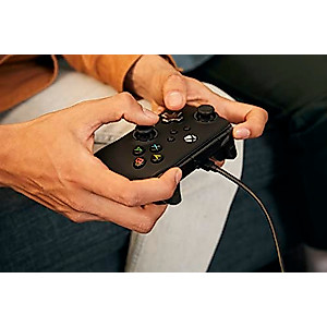 PowerA Enhanced Wired Controller for Xbox Series X|S - Black, Officially Licensed for Xbox