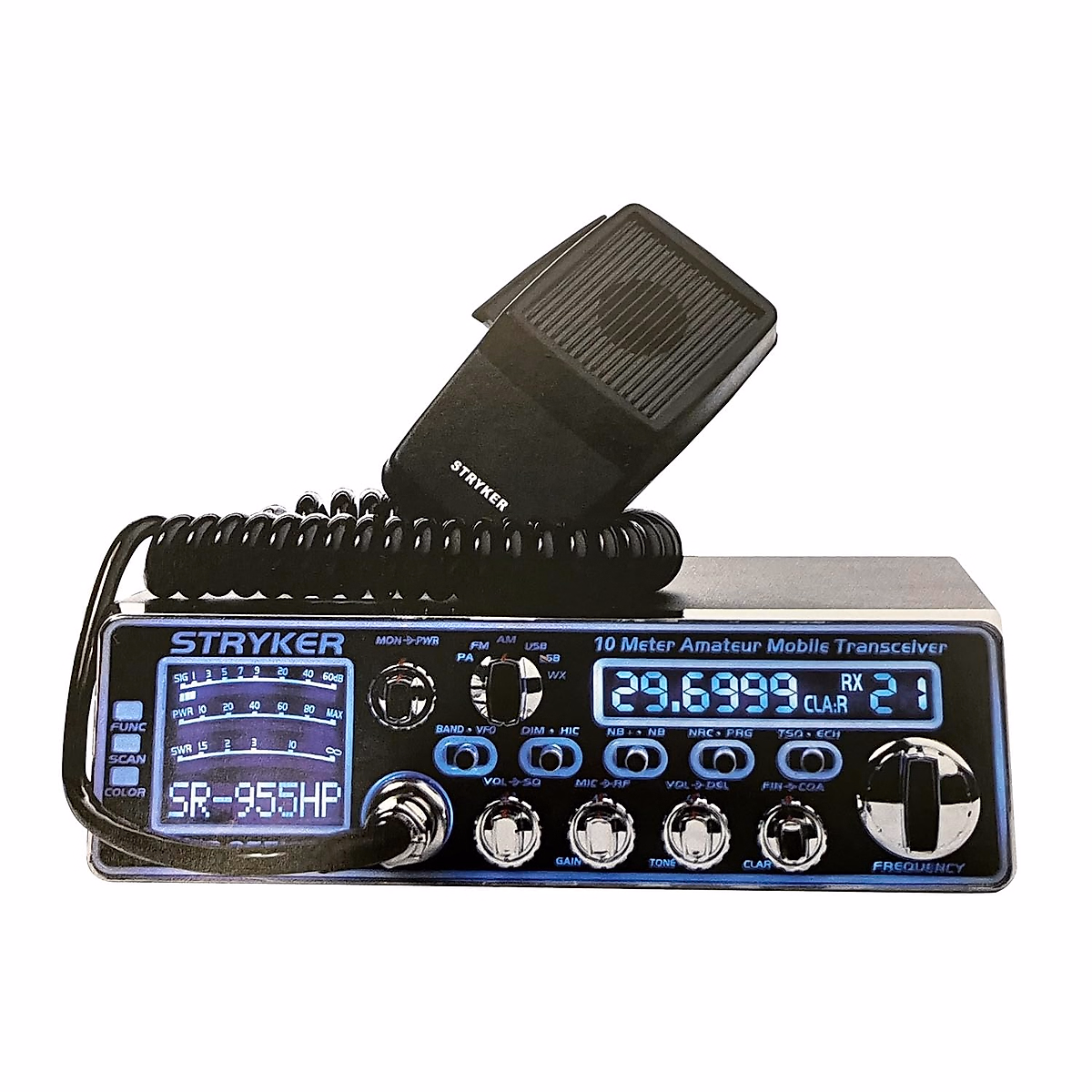 Stryker SR-955HP 10 Meter Single Side Band Radio W/LED Lighting & Clear Audio