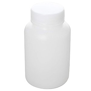 Bettomshin 10Pcs 150ml PE Plastic(Food Grade) Bottles, Wide Mouth Lab Reagent Bottle, Liquid/Solid Sample Seal Sample Storage Container with Graduated Scale
