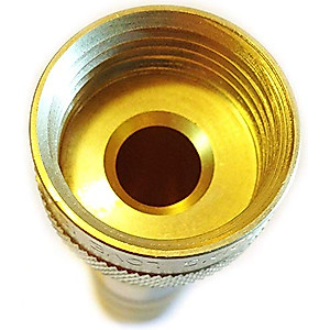 Hose Nozzle High Pressure - Lead-Free Brass for Car Or Garden - Solid Brass - 2 Nozzle Set - Adjustable Water Sprayer from Spray to Jet - Heavy Duty - Fits Standard Hoses - with Gardening E-Book