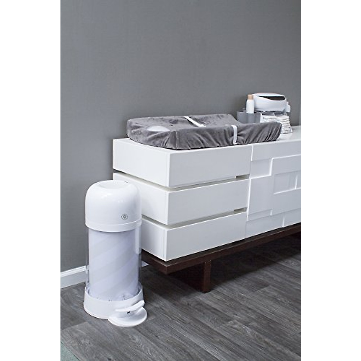 Prince Lionheart Twist'r Diaper Disposal System, White Candy Stripe
