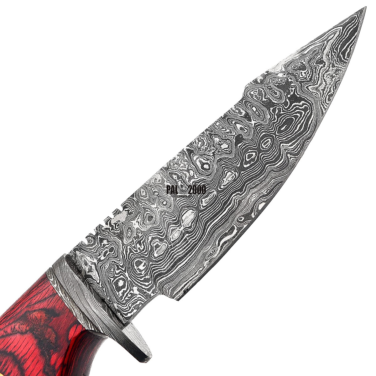 PAL 2000 KNIVES BOW-2057 Custom Handmade Damascus steel Bowie Knife With Sheath