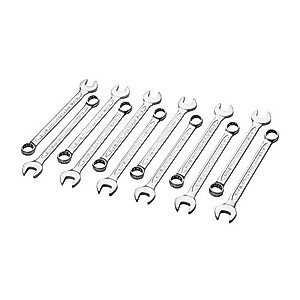 Jetech 9/16 Inch Combination Wrench (12 Pack) - Durable SAE Inch Cr-V Steel High Strength Spanner in Sand Blasted Finish