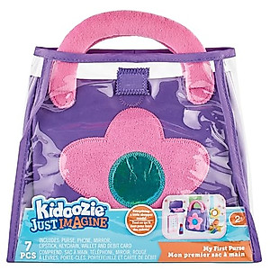 Kidoozie My First Purse - Pretend Play Purse with Wallet, Credit Card, Lipstick, Mirror, and More for Ages 2+. Kids Will Love Pretending to be Grown-ups!