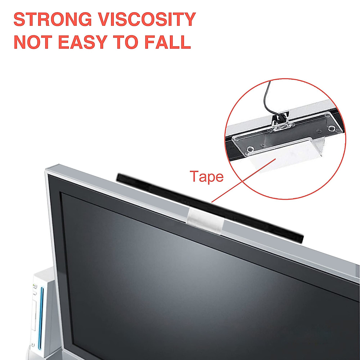 Xahpower 3 in 1 Accessories Bundle Kits for Wii, AC Power Supply Adapter + Composite Audio Video Cable and Wired Infrared Ray Sensor Bar Compatible with Nintendo Wii