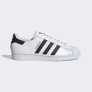 adidas Originals Men's Superstar Sneaker, White/Black/White, 9