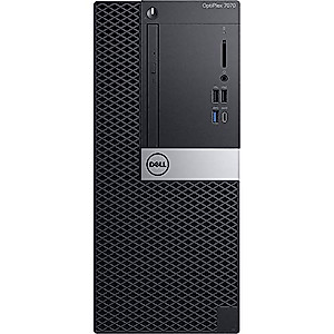 Dell OptiPlex 7070 Desktop Computer - Intel Core i7-9700 - 16GB RAM - 256GB SSD - Tower