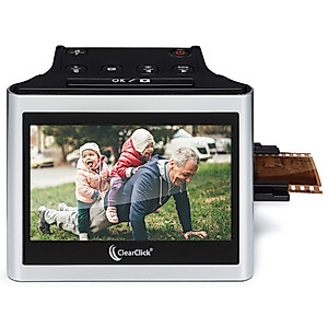 ClearClick Virtuoso 2.0 (Second Generation) 22MP Film & Slide Scanner with Extra Large 5" LCD Screen - Convert 35mm, 110, 126 Slides and Negatives to Digital Photos