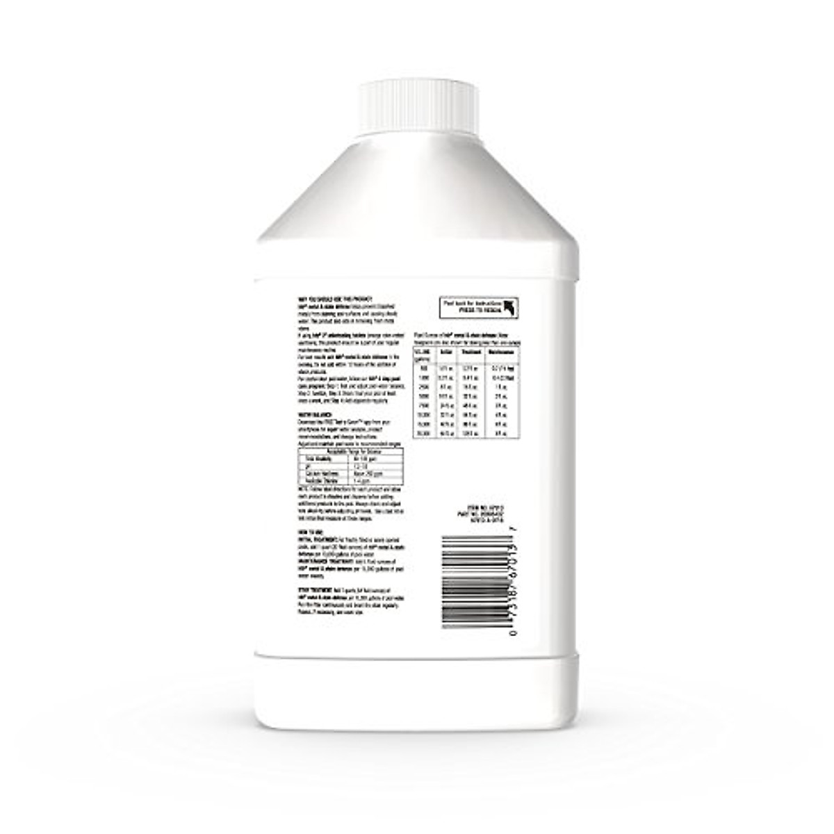 HTH 67013 Metal and Stain Defense Swimming Pool Clarifier and Cleaner, 1 qt