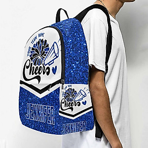 MyPupSocks Custom Cheerleader Bookbag Men Women Back Packs School Girls Personalized Backpack Girl Boy Cheerleader Backpack Book Bags Teenage Girls