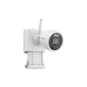 Lorex 2K Wire Free Security Camera – Outdoor & Indoor Add on Battery Operated Camera Wireless Surveillance System for Home & Business – Active Deterrence, Person Detection – Requires Base