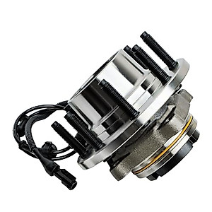 Detroit Axle - 4WD Front Wheel Bearing Hubs for 99-04 Ford F-250 F-350 Super Duty, 00-02 Ford Excursion, 2000 2001 2002 Wheel Bearing and Hubs Assembly [w/Coarse Thread] Replacement