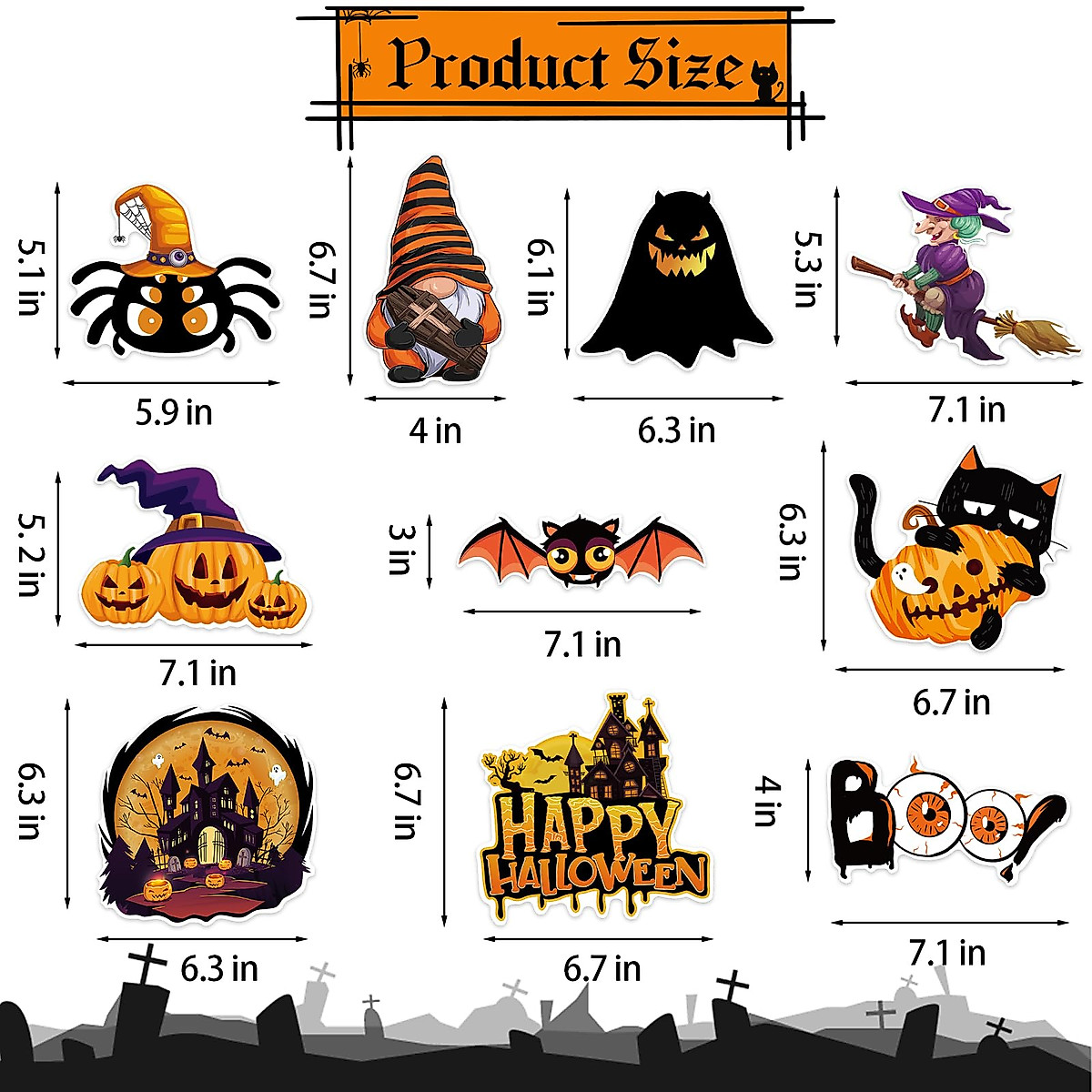 40Pcs Halloween Hanging Swirl Decorations, Halloween Party Hanging Swirls Ghost Pumpkin Witches Hanging Halloween Ceiling Streamers for Halloween Birthday Party Decorations Supplies