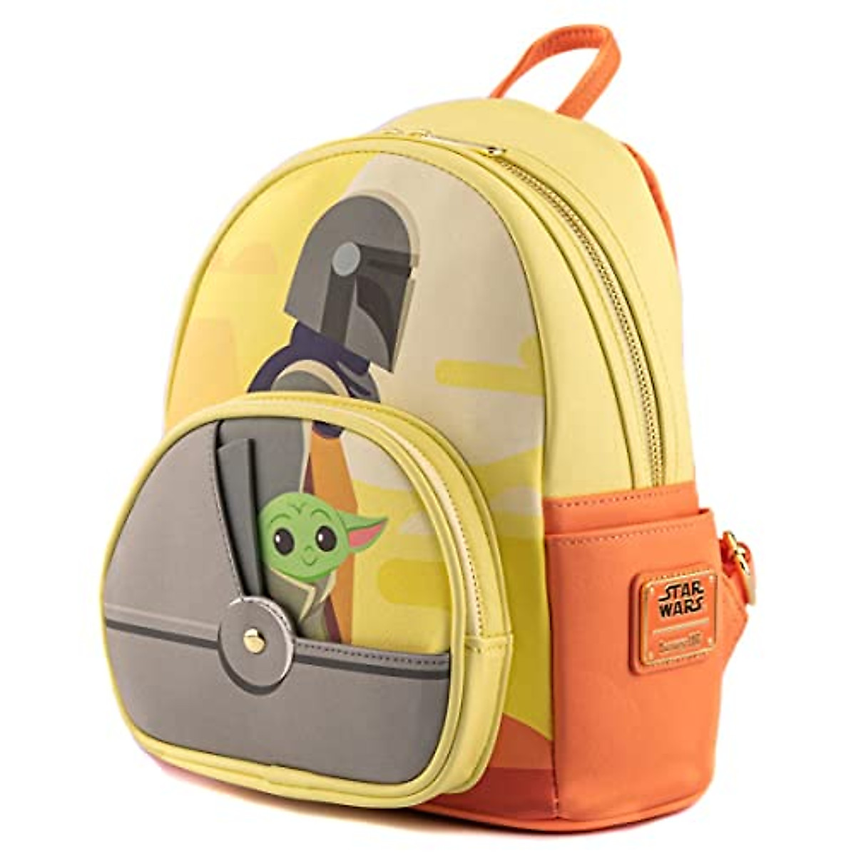 Loungefly The Mandalorian Grogu in Cradle Women's Double Strap Shoulder Bag Purse
