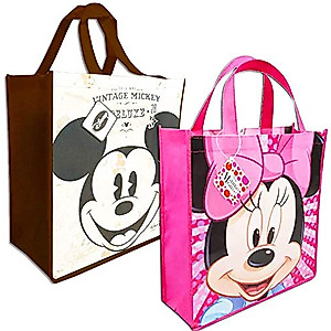 Disney Mickey and Minnie Mouse Reusable Tote Set