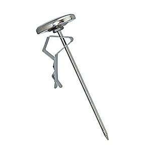 ALLIANCE BREW GEAR Milk Frothing Thermometer with Clip, White, One Size