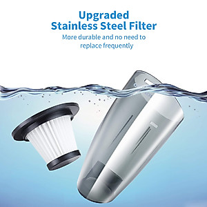 GRUNDIG Handheld Vacuums Cordless,Portable Handheld Vacuum Cleaner with Powerful Suction,5000PA Rechargeable Car Vacuum Cleaner, Handheld Hoover,Lightweight Wet Dry Vacuum for Home, Car and Pet