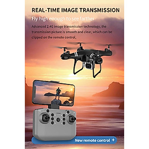 QAONIE KY101 Mini Drone with 720P HD Camera Remote Control Toys Gifts, 2 Batteries 30 Mins
