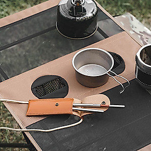 YTGER Reusable Chopsticks Foldable Chopsticks Travel Chopsticks Collapsible Chopsticks, Portable Chopsticks Wooden/Stainless Steel Portable Cutlery