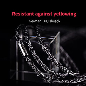 FiiO LC-RDPro Headphone Cable Upgrade 3.9FT High Resolution MMCX Comes with 2.5/3.5/4.4mm Swappable Plugs