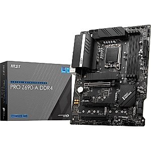 MSI PRO Z690-P DDR4 ProSeries Motherboard (ATX, 12th Gen Intel Core, LGA 1700 Socket, DDR4, PCIe 4, CFX, M.2 Slots)