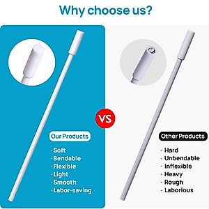 (Set of 11 PCS) 1 Inch Magnetic Stirrer Stir Bars + Magnetic Retriever