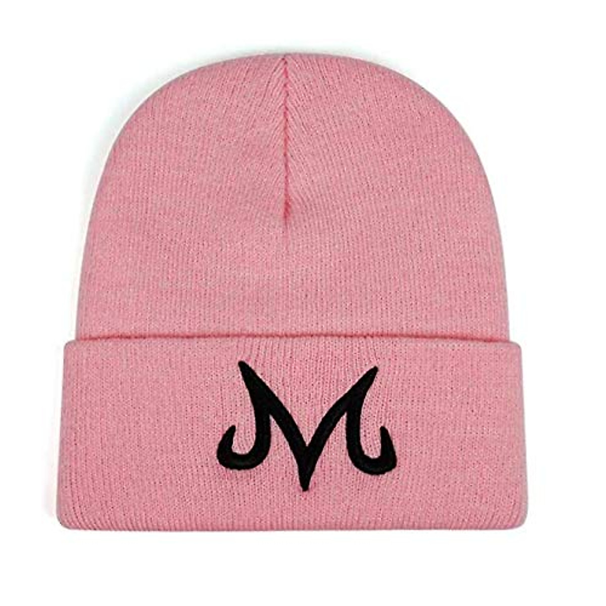 Jun New Brand Majin Buu Winter Hat Cotton Knitted Hat Knitted Beanie Hat for Pink Black (Pink)