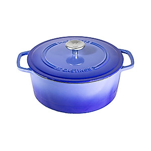 Marquette Castings 6 qt. Enameled Cast Iron Dutch Oven (Superior Blue)