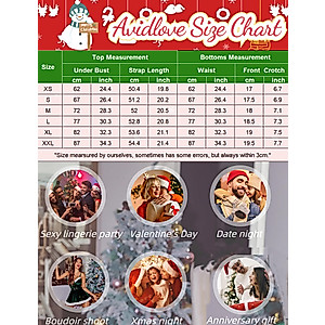 Avidlove Christmas Lingerie for Women Lace Bodysuit Lingerie Set Corset Lingerie Boudoir Outfits M Dark Red (No Stockings)