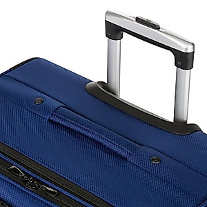 SwissGear Sion Softside Expandable Luggage, Blue, Checked-Large 29-Inch